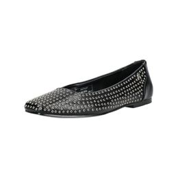 Replay Damen Ballerina "Replay Ballerinas Lederimitat", Gr. 37, schwarz, Lederimitat, Schuhe