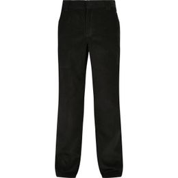 Stoffhose Urban Classics "Urban Classics Herren Corduroy Workwear Pants", Herren, Gr. 36, Normalgr&ouml;&szlig;en, schwarz, 100% Baumwolle, unifarben, loose fit, Hosen Stoffhose