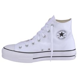 Converse Damen Sneaker "CHUCK TAYLOR ALL STAR PLATFORM CANVAS", Gr. 39,5, wei&szlig;, Textil, Schuhe