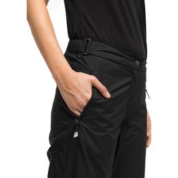 Maier Sports Damen Regenhose "Raindrop L"schwarz, Gr. 21, 100% Polyester, Hosen, Damen Outdoorhose, wasserdicht winddicht, auch als &Uuml;berhose nutzbar
