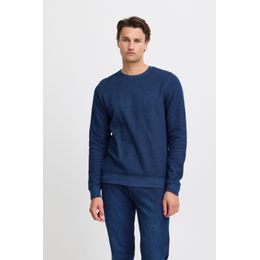 Blend Herren Rundhalspullover "BHSweatshirt", blau, Basic, Gr. XXXL, unifarben, Sweatware, 100% Baumwolle, Pullover, Klassischer Sweatpullover mit