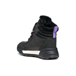 Geox M&auml;dchen Winterboots "J TREKKYUP GIRL B AB", Gr. 38, schwarz, Synthetik, Textil, Schuhe, Freizeitstiefel, Boots mit Warmfutter, Gr&ouml;&szlig;enschablone