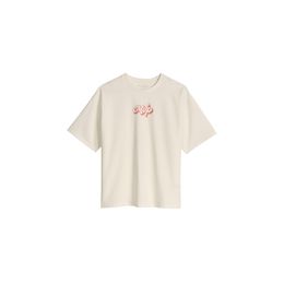 Marc O'Polo T-Shirt MARC O'POLO "mit Logoprint auf beiden Seiten", Jungen, Gr. 176, wei&szlig; cotton, Obermaterial: 100% Baumwolle, unifarben, relaxed fit, Rundhals, Shirts T-Shirt