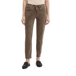 Marc O'Polo 5-Pocket-Hose MARC O'POLO "mit TENCEL&trade; Lyocell", Damen, Gr. 29, L&auml;nge 30, chalky braun, Denim/Jeans, Obermaterial: 64% Lyocell, 32% Baumwolle, 4% Elasthan, unifarben, loose fit kurz, Hosen 5-Pocket-Hose