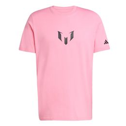 adidas Performance Sportshirt 'Messi' Herren Gr&ouml;&szlig;e 4XL rosa / schwarz