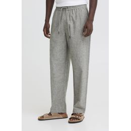 Leinenhose Blend "BHABAN LIN PANTS PP NOOS", Herren, Gr. L, N-Gr, grau (dusty olive), Web, Obermaterial: 70% Baumwolle, 30% Leinen, Leinenoptik, unifarben, relaxed fit lang, Hosen, sommerlich, mit hohem Baumwollanteil