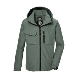 Killtec Jungen Funktionsjacke "KOS 140 BYS JCKT", gr&uuml;n, Gr. 140, Obermaterial: 100% Polyester.Futter: 100% Polyester, Jacken, Wasserdichte Kids-Jacke