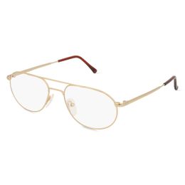 Fielmann MC 176 TR Brille Herren | Fassung: Vollrand, Pilot, Gold