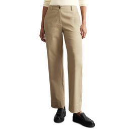 Marc O'Polo MARC O'POLO Damen Chinohose "aus Organic Cotton-Mix mit Lyocell", beige, Gr. 44, unifarben, Obermaterial: 69% Baumwolle, 29% Lyocell, 2% Elasthan,