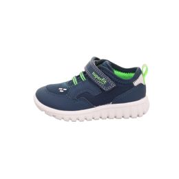 Superfit Kinder Klettschuh "SPORT7 MINI WMS: mittel", Gr. 29, bunt, Lederimitat, Textil, Schuhe, Sneaker zum Schlupfen, unifarben, Gr&ouml;&szlig;enschablone