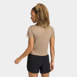 Damen T-Shirt "HYG TEE", beige, Gr. XL, adidas Performance, Obermaterial: 88% Polyester, 12% Elasthan, Shirts