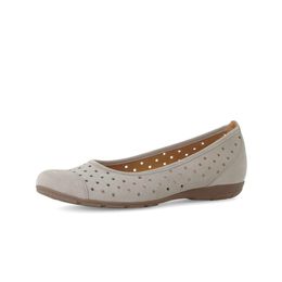 Gabor Damen Ballerina "Sportliche Ballerina", Gr. 38, beige, Schuhe