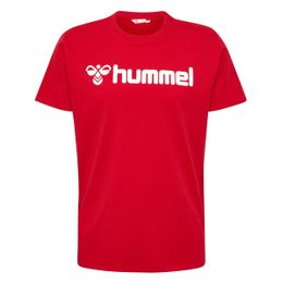 Hummel Herren T-Shirt "HMLGO 2.0 LOGO T-SHIRT", rot, Gr. L, Obermaterial: 100% Baumwolle, Shirts, Kurzarm, mit Rundhalsausschnitt, aus Baumwolle