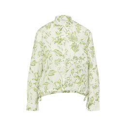 s.Oliver Damen Langarmbluse, gr&uuml;n, Gr. 42, unifarben, Web, Obermaterial: 100% Baumwolle, Blusen, mit Brusttasche