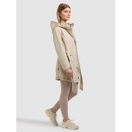 Khujo Herren Anorak "PREA"moussy beige, Gr. S, unifarben, Web, 75% Baumwolle, 25% Nylon, Jacken