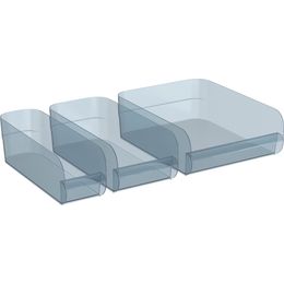 Rotho Liskamm K&uuml;hlschrankorganizer Set 3-teilig - K&uuml;hlschrank-Zubeh&ouml;r