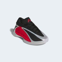 M&auml;dchen Basketballschuh "ANTHONY EDWARDS 2 KIDS", adidas Performance, Gr. 37silber metallic, pure ruby, core schwarz, Synthetik, Textil, Schuhe, f&uuml;r