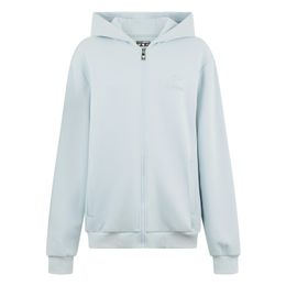 Plein Sport Herren Kapuzensweatjacke "Pique Zip Hoodie Icon"07, lightblau, Gr. XXL, Obermaterial: 59% Baumwolle, 35% Polyester, 6% Elasthan,