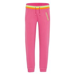 Jogginghose Chiemsee, M&auml;dchen, Gr. 170/176, Normalgr&ouml;&szlig;en, carmine rose, 60% Baumwolle, 40% Polyester, Hosen Jogginghose