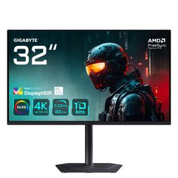 Gigabyte Gaming-Monitor "MO32U", Energieeffizienz: G, schwarz, Monitore, dreh-, neig-,schwenk-, h&ouml;henverstellbar, Lautsprecher, Gaming-Monitor