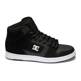 Sneaker DC Shoes "Manteca 4 Hi", Herren, Gr. 11,5(45), schwarz-wei&szlig; (schwarz, wei&szlig;), Obermaterial:51.34% Leder, 48.66% Synthetikmaterial;, Schuhe Sneaker