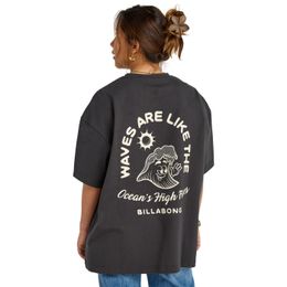 T-Shirt Billabong "The Great Waves", Damen, Gr. M, schwarz, Obermaterial: 100% Walkfrottier;, Shirts T-Shirt