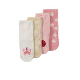 Lindex Socken M&auml;dchen Gr&ouml;&szlig;e 25/27 beige / rosa / altrosa / offwhite