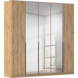 Dreht&uuml;renschrank OTTO HOME "Kleiderschrank Schrank Garderobe AGORDO mit Dekor- oder Hochglanzfront", braun (eiche artisan), B:226cm H:210cm T:54cm, Holzwerkstoff, Schr&auml;nke, Dreht&uuml;renschrank, durchdachte Innenausstattung, in 8 Breiten und 2 H&ouml;hen MADE IN GERMANY