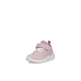 Lauflernschuh Ecco "Biom 2.2 Infant", M&auml;dchen, Gr. 19, rosa (altrosa), Leder, Textil, Schuhe Lauflernschuh, Babyschuh, Klettschuh, Sneaker mit herausnehmbarer Innensohle