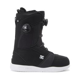 Snowboardboots DC Shoes "Lotus" Gr. 9, schwarz-wei&szlig; (schwarz, wei&szlig;), Schuhe, Damen, 9(40,5), Obermaterial:82.19% Synthetikmaterial, 17.81% Textil;, Snowboardboots