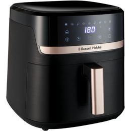 Russell Hobbs Hei&szlig;luftfritteuse "27630-56 SatisFry, 8,3 L", schwarz, B:31,9cm H:41cm T:32,5cm, Fritteusen, Airfryer&ndash;wenig oder kein &Ouml;l erforderlich, 9 Programme, 8,3 L, Hei&szlig;luftfritteuse