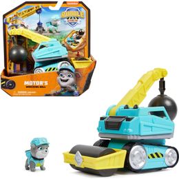 Spielzeug-Auto Spin Master "Rubble & Crew - Core Vehicle Solid Motor", bunt, Spielzeugfahrzeuge, KinderB:10cm H:23cm T:23cm, Kunststoff, Spielzeug-Auto, B:10cm H:23cm T:23cm
