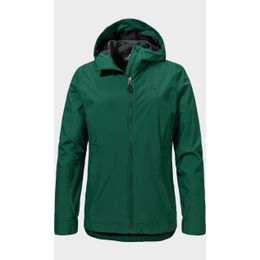 Sch&ouml;ffel Outdoorjacke SCH&Ouml;FFEL "Jacket Style Bohorok WMS", Damen, Gr. 38, 6995, gr&uuml;n, Oberstoff: 100% Polyester; (Membran: Thermoplastisches Polyurethan); Futter: 100% Polyester, regular fit, hoch geschlossener Ausschnitt, Jacken Outdoorjacke