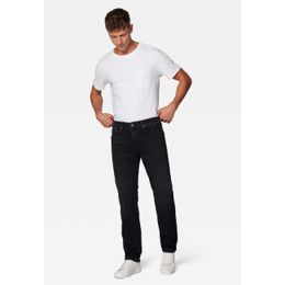 Straight-Jeans Mavi "MARCUS", Herren, Gr. 31, L&auml;nge 30, schwarz (schwarz smoke ulta move), 98% Baumwolle, 2% Elasthan, slim fit lang, Jeans Straight-Jeans, Slim Straight Jeans