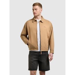Blouson Khujo "NOAM", Herren, Gr. L, camel, Web, 100% Baumwolle, regular fit h&uuml;ftlang, eingesetzt mit Kn&ouml;pfen, Jacken Blouson