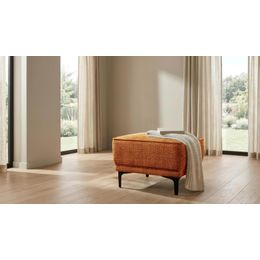 Polsterhocker OTTO HOME "Oland", brick, B:56cm H:45cm T:58cm, 100% Polyester, Hocker, Polsterhocker, passend zur Serie OLAND