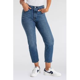 Levi's LEVI'S Damen 7/8-Jeans "501 Crop", blau, Gr. 30, Denim/Jeans, Obermaterial: 99% Baumwolle, 1% Elasthan, Jeans, 501 Collection, 5-Pocket-Style