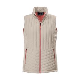 Funktionsweste Killtec "KOS 70 WMN VST", Damen, Gr. 44, zement, Obermaterial: 100% Polyester;Obermaterial 2: 90% Polyester, 10% Elasthan;Futter: 100% Polyester;F&uuml;llung: 100% Polyester, Westen Funktionsweste, Hybridweste, wasserabweisend, leicht gef&uuml;ttert