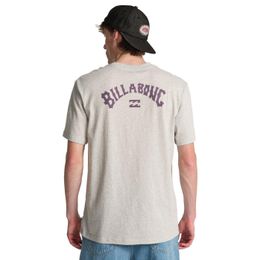T-Shirt Billabong "Arch Wave", Herren, Gr. XS, grau heather, Obermaterial: 100% Walkfrottier;, Shirts T-Shirt