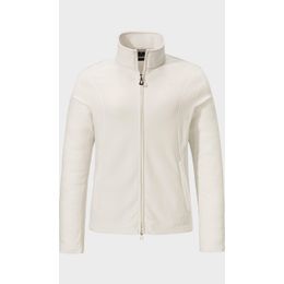 Sch&ouml;ffel Fleecejacke SCH&Ouml;FFEL "Fleece Jacket Leona3", Damen, Gr. 44, beige (9040, natur), Oberstoff: 100% Polyester, regular fit, hoch geschlossener Ausschnitt, Jacken Fleecejacke