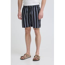 Badeshorts Blend "BHRick", Herren, Gr. L, US-Gr&ouml;&szlig;en, schwarz beauty, 100% Polyester, gestreift, Badehosen Badeshorts, Gestreifte Badehose mit Taschen
