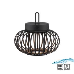 JUST LIGHT Pendelleuchte "AKUBA", schwarz, 1, &Oslash; 25cm, 1 Stk., Leuchten, Akkuleuchte, Pendelleuchte