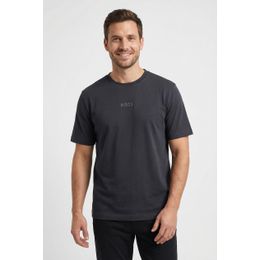 BOSS Green Herren T-Shirt "Tee 10 Relaxed Fit", blau, Gr. L, unifarben, Single Jersey, Obermaterial: 100% Baumwolle, Shirts, Rundhalsausschnitt,