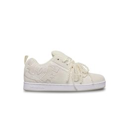 Sneaker DC Shoes "Court Graffik", Damen, Gr. 6(37), wei&szlig;, lace, Obermaterial:55, 91% Leder, 38, 75% Synthetik, 5, 34% Microfaser;, Schuhe Sneaker
