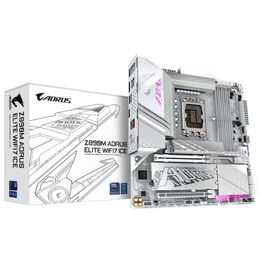 Gigabyte Mainboard "Z890M AORUS ELITE WIFI7 ICE Mainboard - Unterst&uuml;tzt Intel Core Ultra", ohne farbbezeichnung, B:27,8cm H:7cm T:27cm, Mainboards, Mainboard