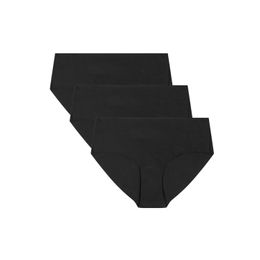 Under Armour Damen Panty "Panty UA PURE STRETCH NO SHOW HIPSTER-SOLID 3PK 3er Pack", Gr. M, schwarz, Obermaterial: 76% Polyamid PA. 24% Elasthan EL.,