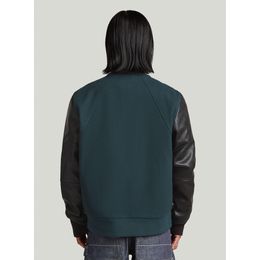G-Star Raw G-STAR Herren Bomberjacke "MN Premium Bomber"legion blau, Gr. L, Obermaterial: 70% Wolle, 30% Polyamid, Jacken