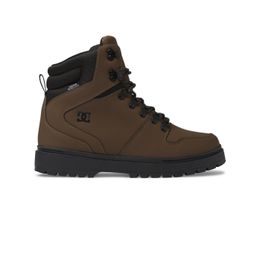 Stiefel DC Shoes "Peary Tr", Herren, Gr. 10 (43), braun (braun, schwarz), Obermaterial:Obermaterial: Leder (Kuh) / Futter: Textil / Au&szlig;ensohle: Gummi;, Schuhe Stiefel