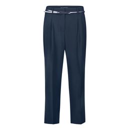 Betty Barclay Damen Stoffhose "Damen unifarben"dunkelblau, Gr. 46, Obermaterial: 96% Polyester, 4% Elasthan, Hosen
