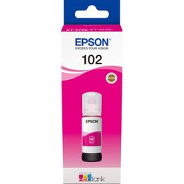 Epson Nachf&uuml;lltinte "102, original ecotank", pink (magenta), Druckertinte, Nachf&uuml;lltinte